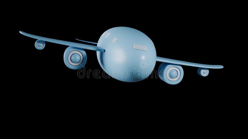 Loop Animation of a Cartoon Plane Stock Video - Video of loop, logo ...