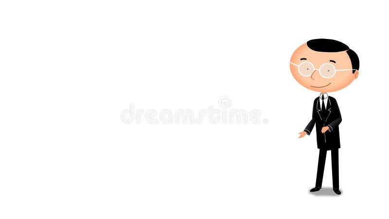 2D Character Talking Loop stock footage. Video of learn - 171350906