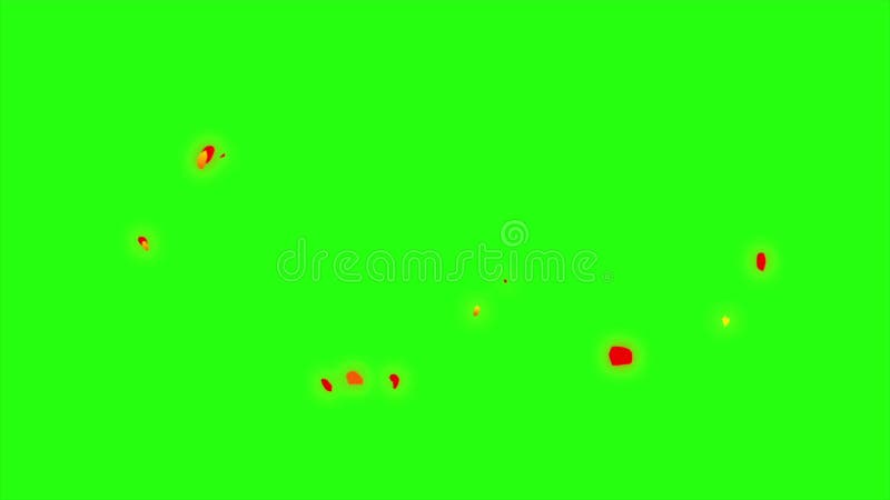Loop Animation Spark on Green Screen Background Stock Footage - Video ...
