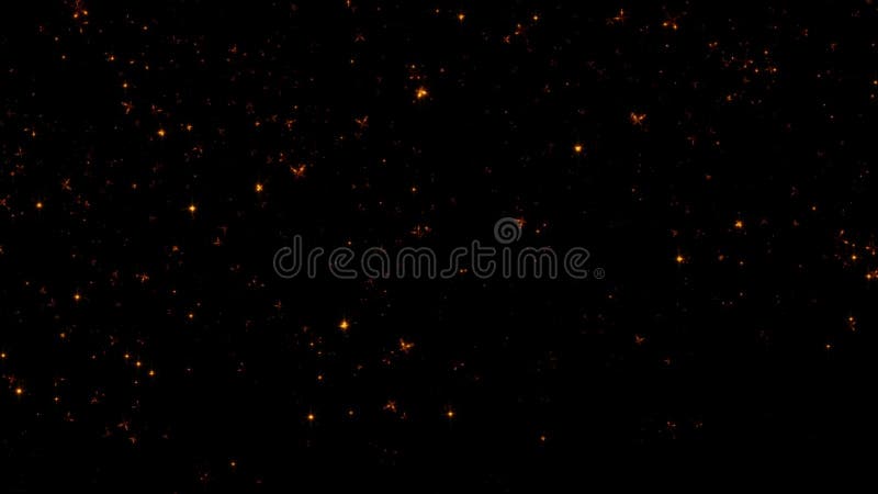 Loop Animation Gold Dust Star Particles Falling Down Stock Footage ...