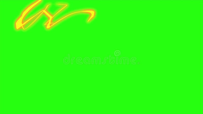 Loop Animation Lightning Electric On Green Screen Background Stock Video Video Of Charge