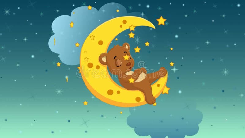 LOOP ANIMATION, LULLABY BACKGROUND.AUTHOR S ANIMATION Stock Footage ...