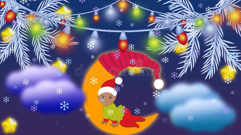 LOOP ANIMATION, LULLABY BACKGROUND.AUTHOR S ANIMATION Stock Video ...