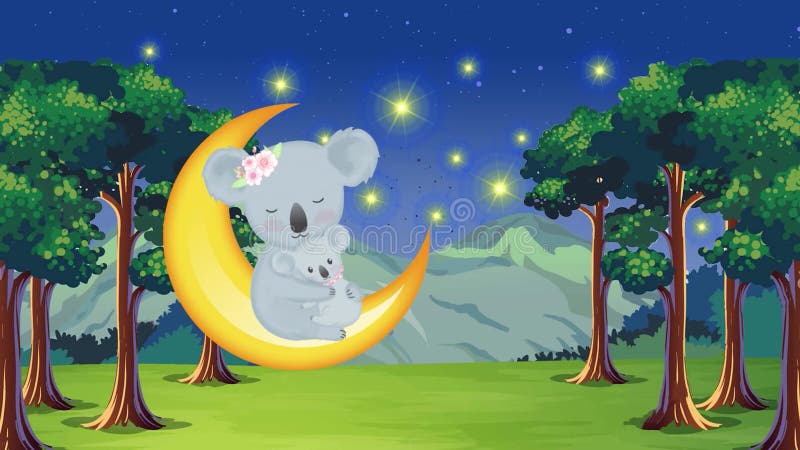 LOOP ANIMATION, LULLABY BACKGROUND.AUTHOR S ANIMATION Stock Footage ...