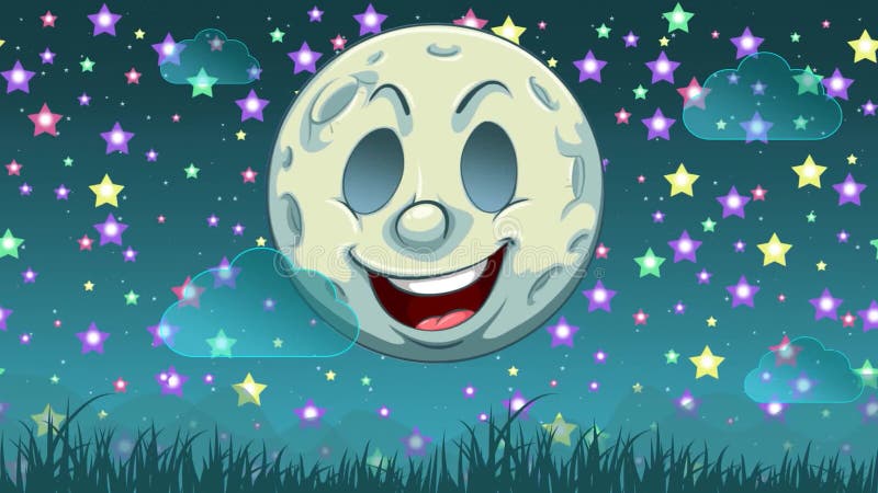 LOOP ANIMATION, LULLABY BACKGROUND.AUTHOR S ANIMATION Stock Footage ...