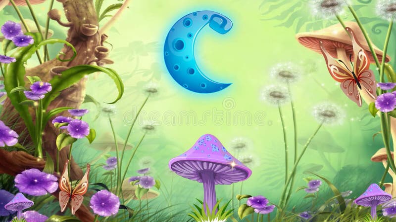 LOOP ANIMATION, LULLABY BACKGROUND.AUTHOR S ANIMATION Stock Footage ...