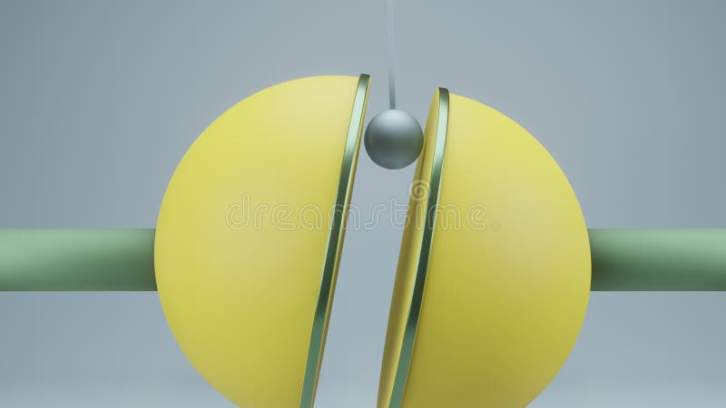 Loop Animation Pendulum Swinging. Computer Generated Seamless Motion ...