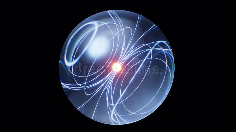 Physics Quantum and Quantum Entanglement, 3d Rendering Stock Video ...