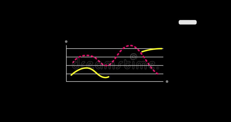 Loop Animation of Simple Graph. Animated Infographic on Black ... Loop Animation of Simple Graph. Animated Infographic on Black ...