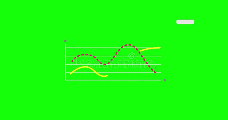 Loop Animation of Simple Graph. Animated Infographic on Green ... Loop Animation of Simple Graph. Animated Infographic on Green ...