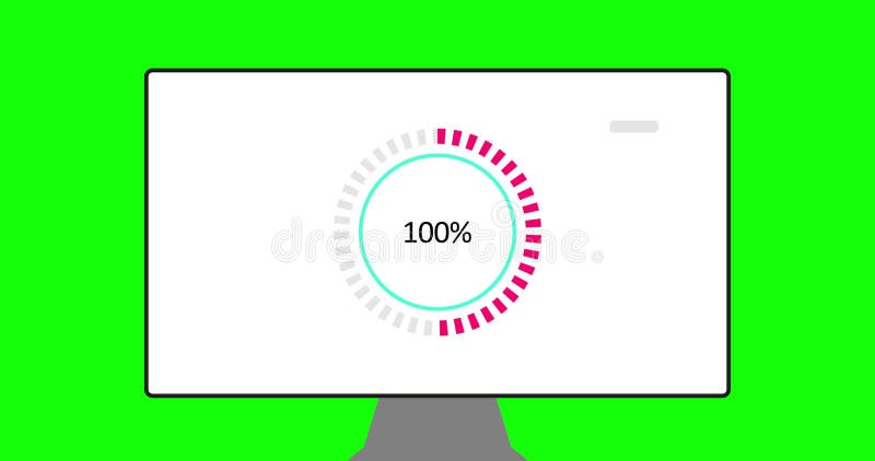 Loop Animation of Simple Round Graph Animated Infographic on White ... Loop Animation of Simple Round Graph Animated Infographic on White ...