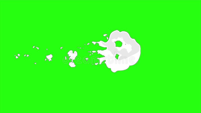 Animation Smoke on Green Screen Background Stock Video - Video of ...