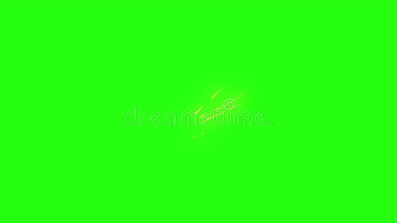 Loop Animation Spark on Green Screen Background Stock Footage - Video ...