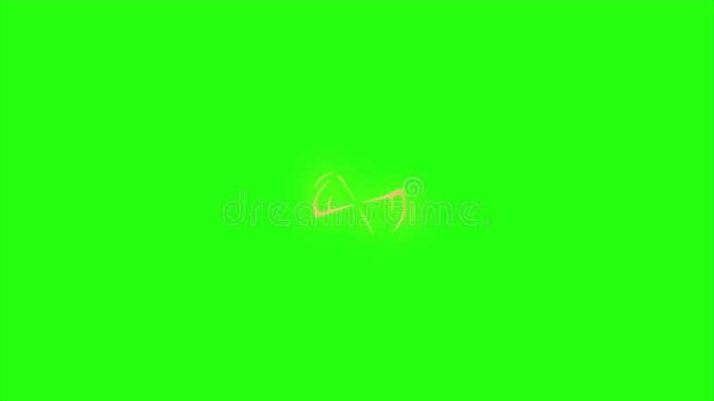 Loop Animation Spark on Green Screen Background Stock Video - Video of ...