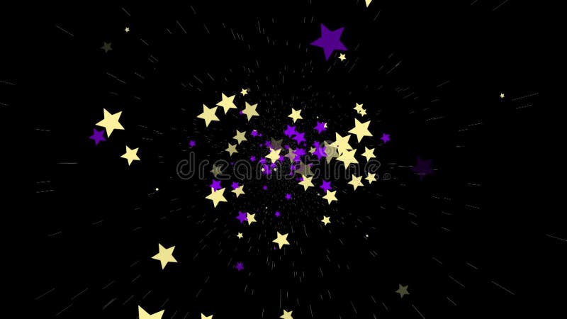 Animation of Stars Over Rainbow Flags and Globe with Hand on Purple ...