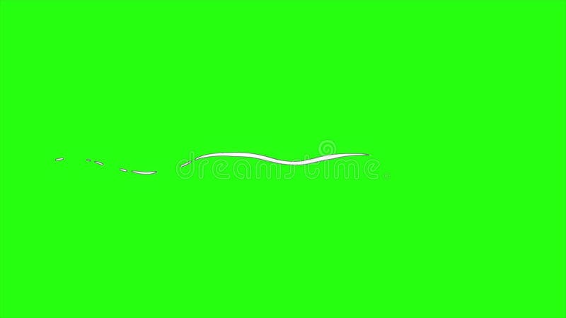 Loop Animation Smoke On Green Screen Background Stock Footage Video