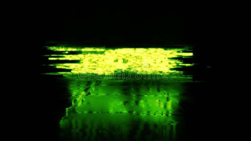 Loop Animation Text of Showtime Neon Green Glitch Text Stock Footage ...