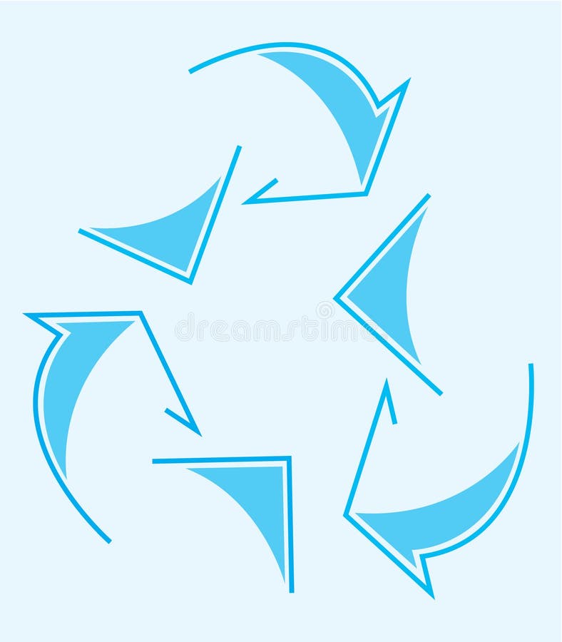 Loop arrow stock illustration. Illustration of sign, object - 10985548