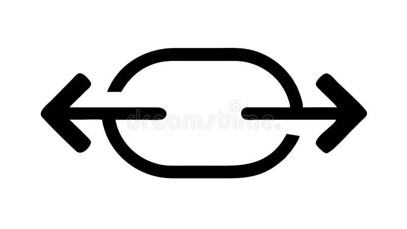 Loop Arrow Icon: Repeat, Reload Continuous Action Symbol, Vector Design Generative AI Stock ...