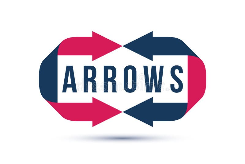 Loop Arrows Vector Logo or Sign, Double Arrows Refresh Symbol, Teamwork ...