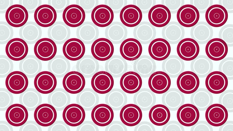 Loop Background with Colorful Circles and Rings Animated on the Surface ...
