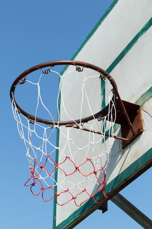 The Loop, and the Basketball Hoop Damaged Stock Image - Image of ball ...