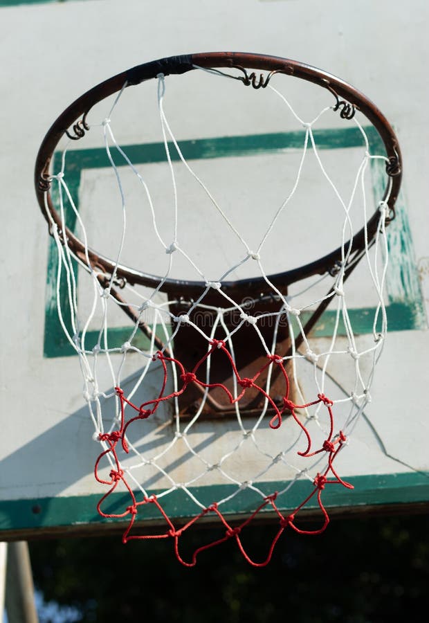 The Loop, and the Basketball Hoop Damaged Stock Photo - Image of ...