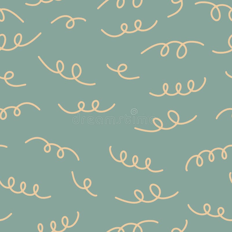 Loop Curve Lines Abstract Stroke Texture Pattern Stock Vector ...