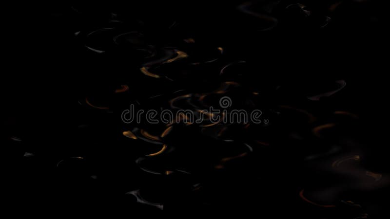 Loop Dark Watercolor Water Puddle Wavy Abstract Composition Stock ...
