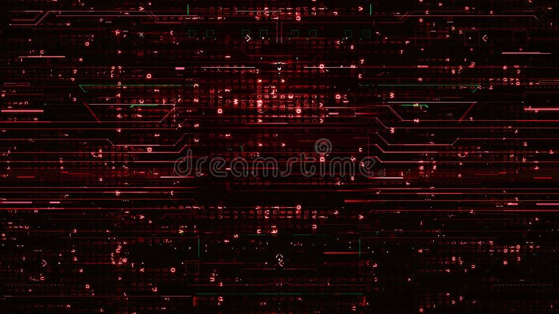 Loop Digital Red Hi-Tech Backgrounds Stock Video - Video of creative ...