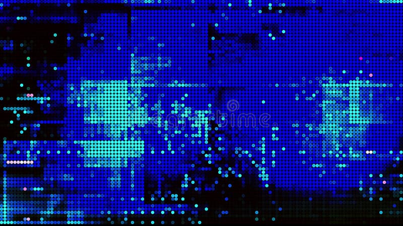 Loop Dot Patterns Animation Technology Abstract Background Stock ...