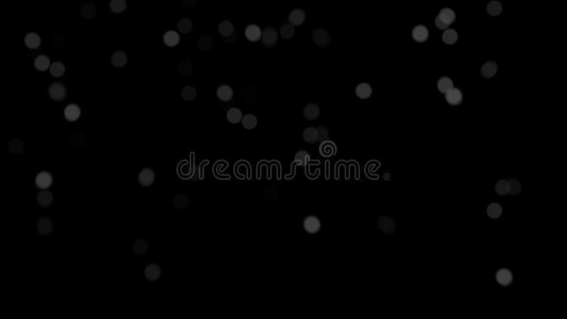 Loop Falling White Bokeh Particles Falling Down Animation Stock Video ...