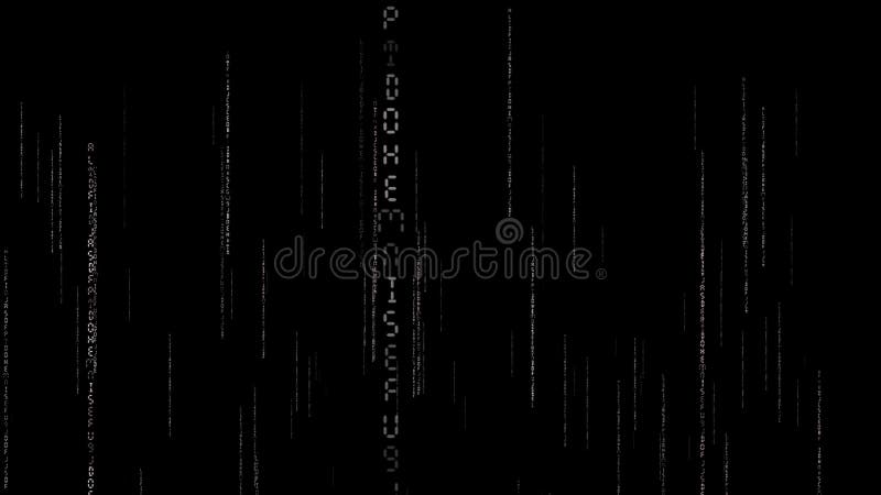 Loop Falling Black and White Dust Particles Abstract Stock Footage ...