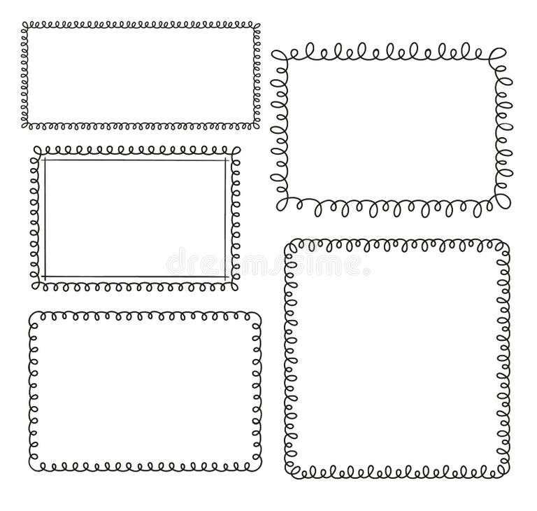 Doodle Loop Frames Stock Illustrations – 116 Doodle Loop Frames Stock ...