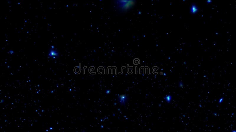 Loop Glow Blue Stars Particles Falling Down Animation Stock Video ...