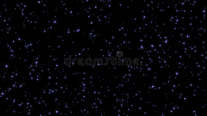 Loop Glow Blue Stars Particles Falling Down Animation Stock Video ...