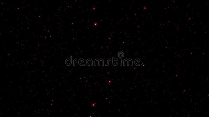 Loop Glow Orange Star Dust Particles Fire Falling Down Stock Video ...