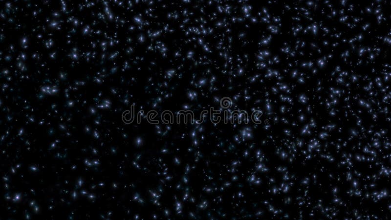 Loop Glow White Blue Stars Particles Falling Down Animation Stock Video ...