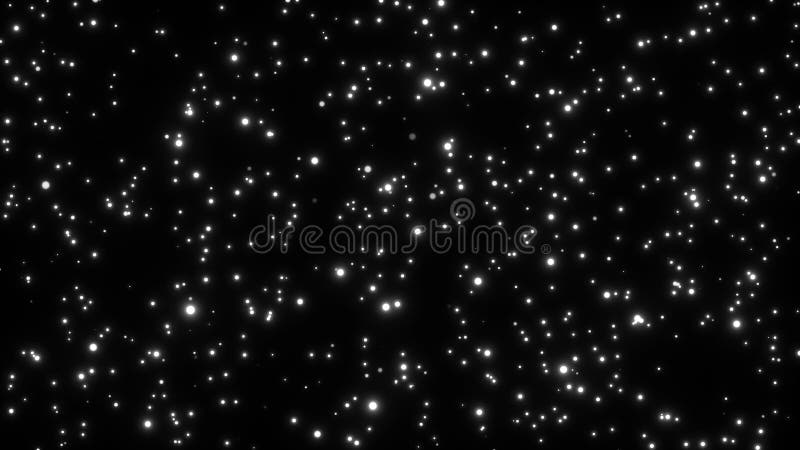 Loop Glow White Particles Flicker Falling Down Stock Video - Video of ...