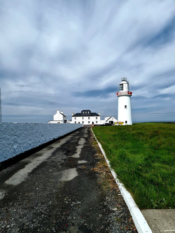 Loop Head Lighthouse, County Clare, Ireland Stock Image - Image of head ...