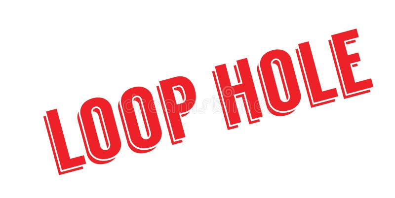 Loop Hole rubber stamp stock vector. Illustration of bill - 100604178