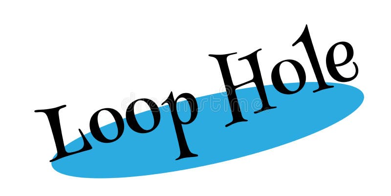 Loop Hole rubber stamp stock vector. Illustration of hole - 100604207