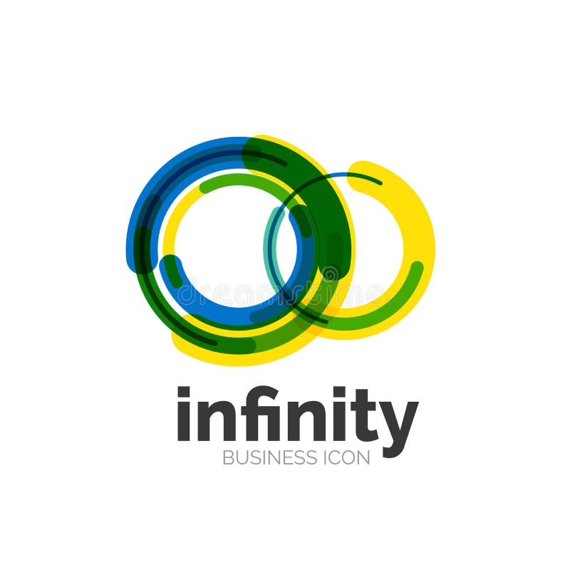 Loop, Infinity Business Icon Stock Vector - Illustration of round ...