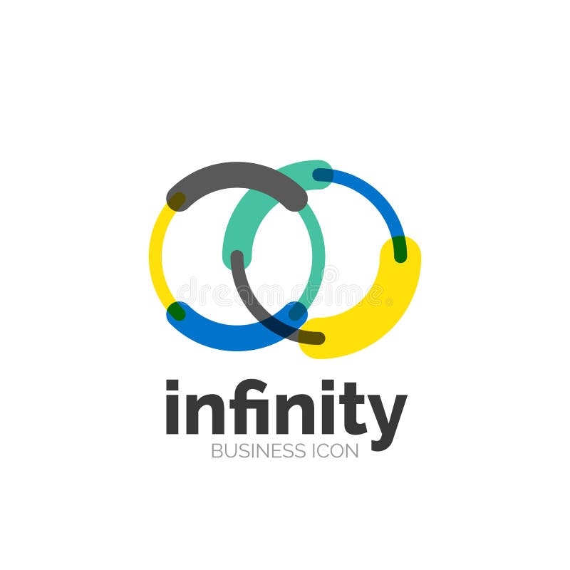 Loop, Infinity Business Icon Stock Vector - Illustration of shape, idea ...