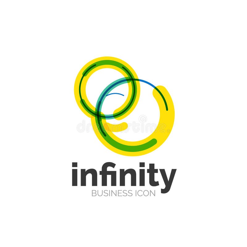 Loop, Infinity Business Icon Stock Vector - Illustration of shape, idea ...