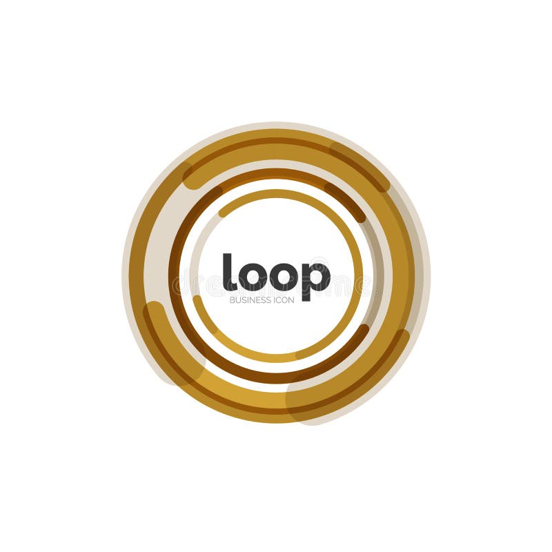 Loop, Infinity Business Icon Stock Vector - Illustration of concept ...