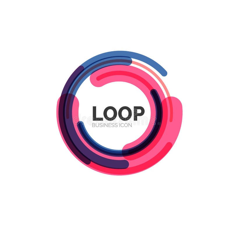 Loop, Infinity Business Icon Stock Vector - Illustration of impossible ...