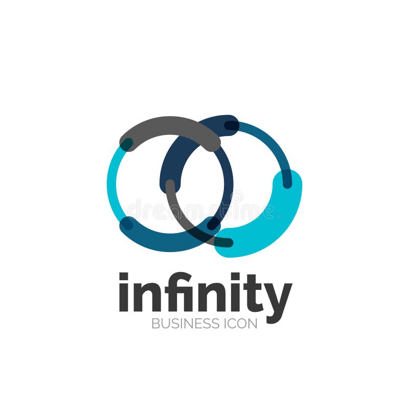 Loop, Infinity Business Icon Stock Vector - Illustration of symbol ...