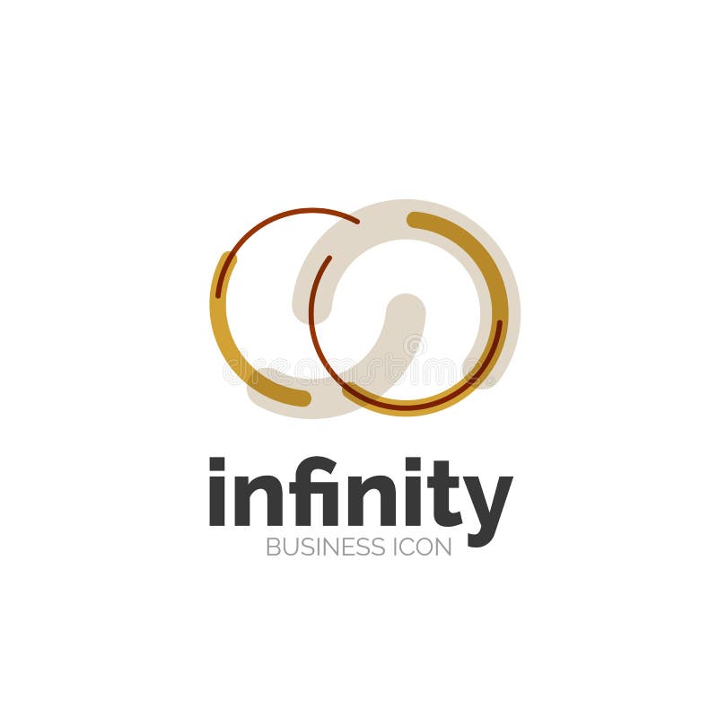 Loop, Infinity Business Icon Stock Vector - Illustration of circle ...