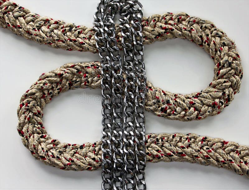 Loop Knot Rope String Chain Stock Photo - Image of hold, hang: 97792156